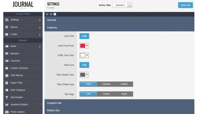Journal - Advanced Premium & Responsive OpenCart Theme v1.5 - v4.x with All Demo